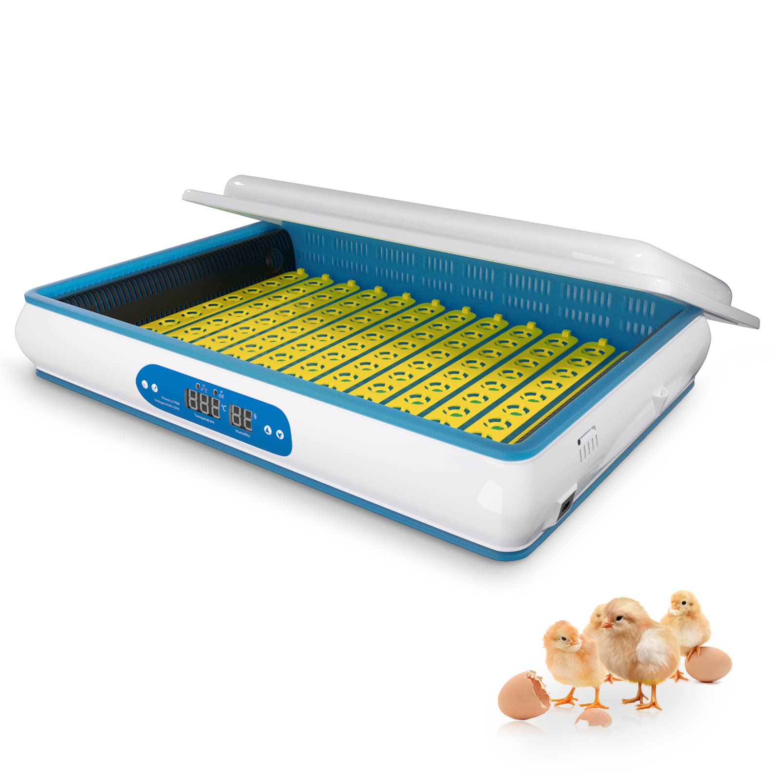 China Egg Incubator ，120 Eggs Fully Automatic Egg Incubator with LED ...